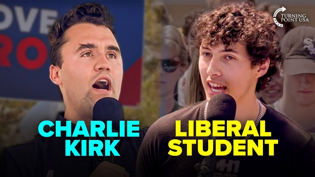 Charlie Kirk CONFRONTED By Intelligent College Student (HEATED DEBATE) - YouTube