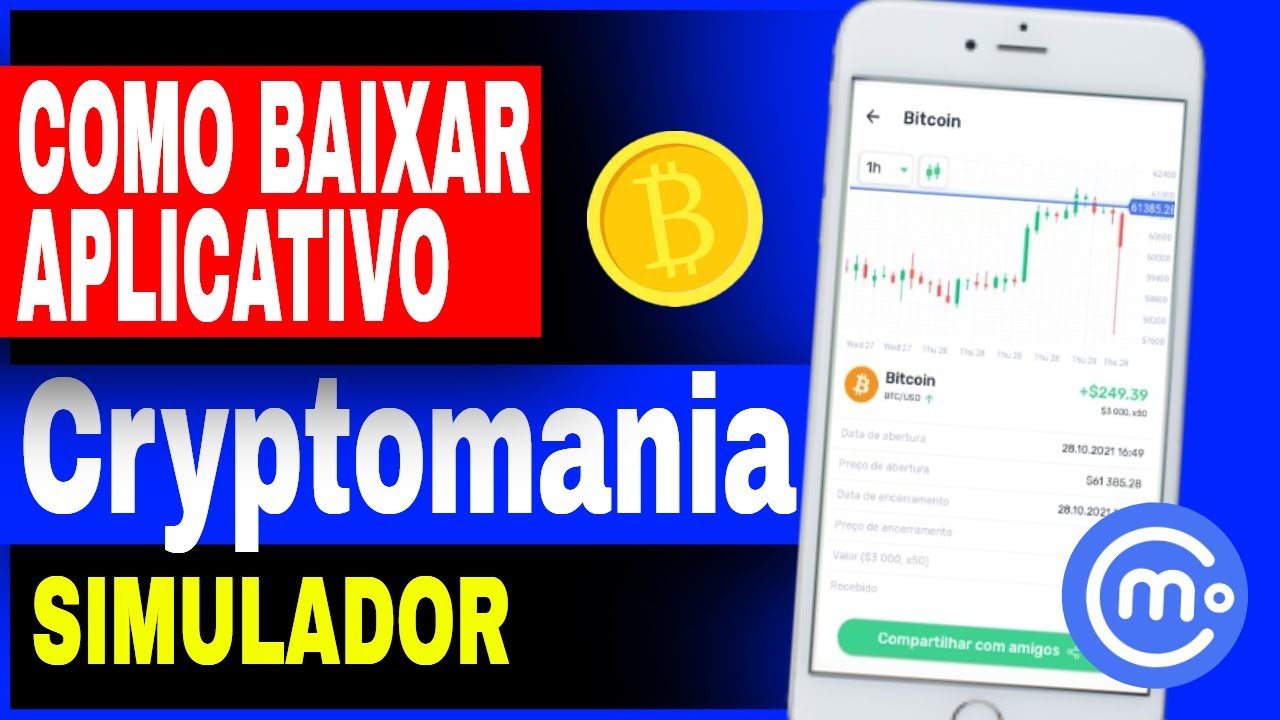 Como baixar e usar o bitcoin da Cryptomania Simulador - YouTube