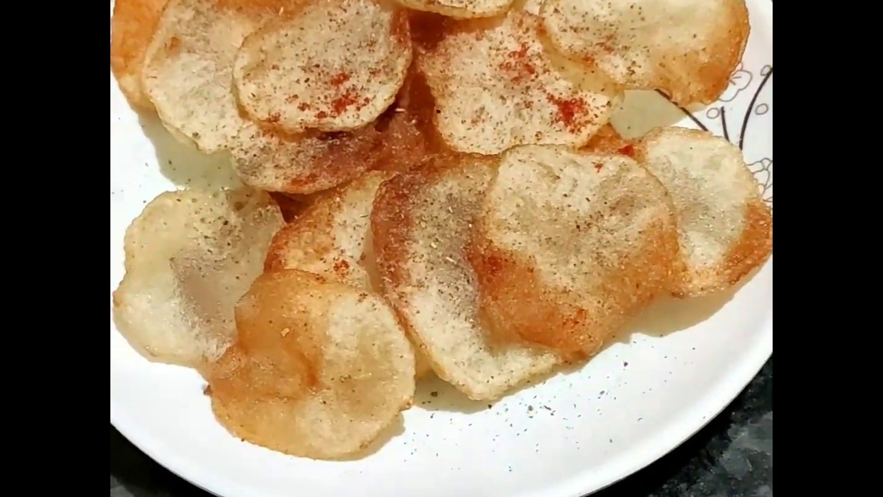 Potato chips / Crunchy and crispy tasty potato chips. - YouTube