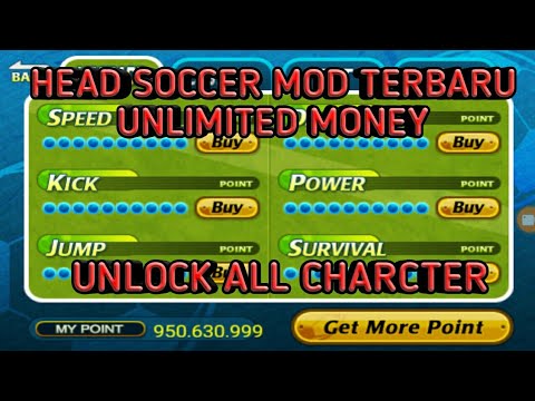 HEAD SOCCER MOD APK TERBARU 2018 I UNLIMITED MONEY - YouTube