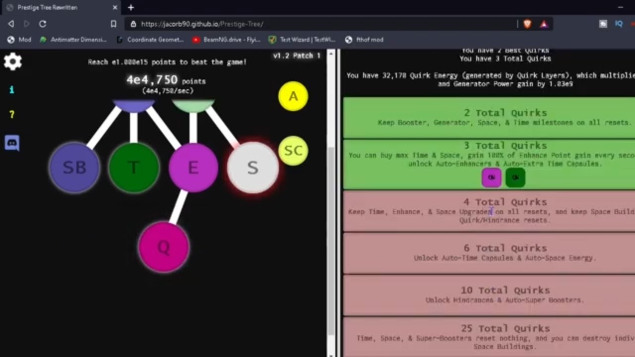 Prestige tree #10: 3rd row automation - YouTube