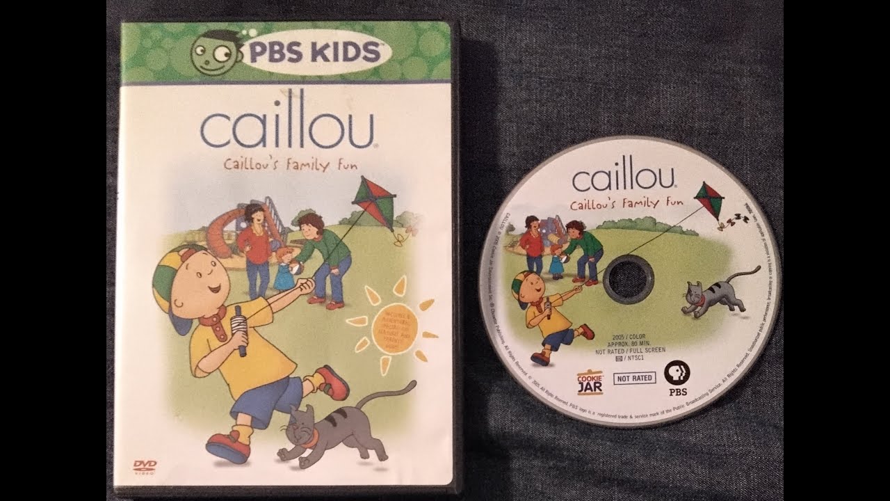 Caillou: Caillou's Family Fun (2005 DVD) - YouTube