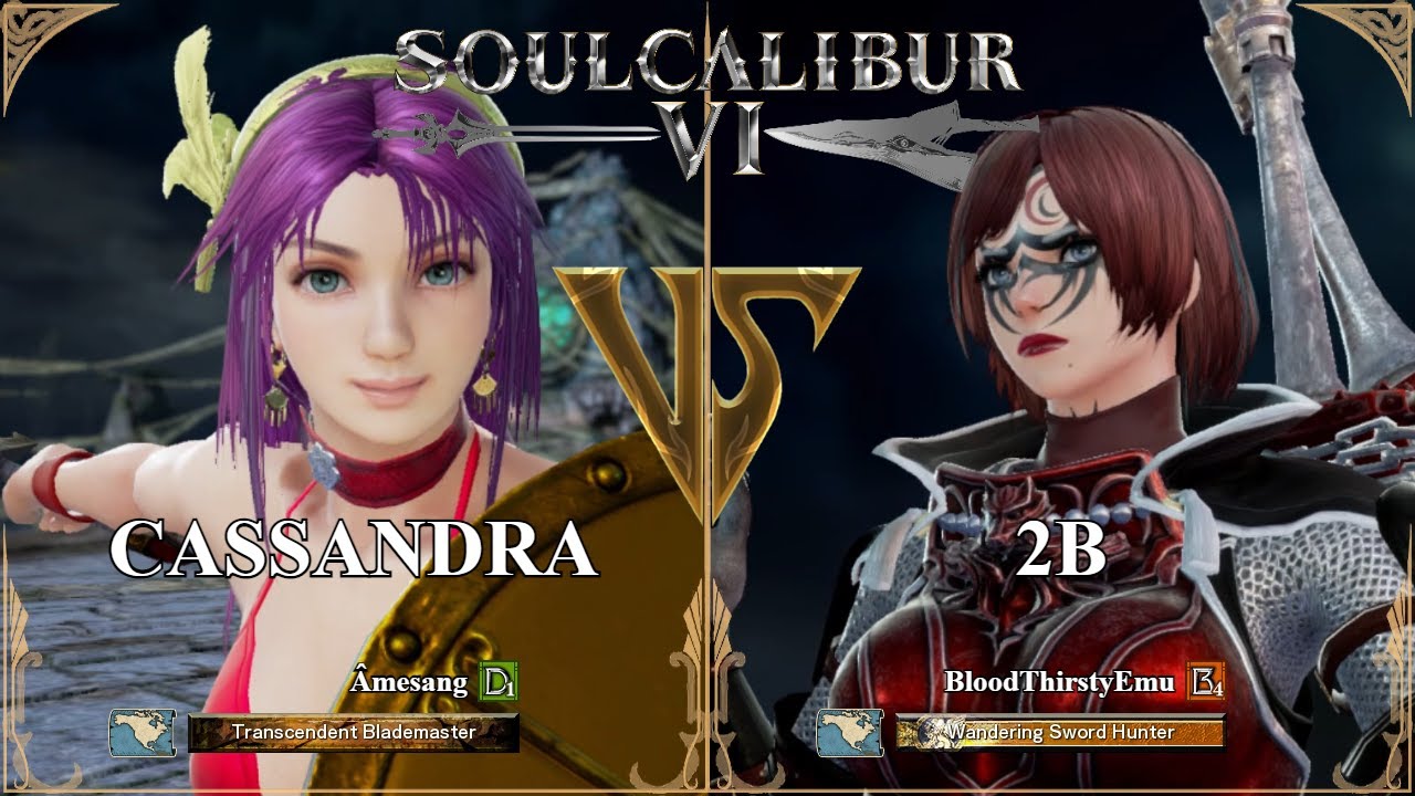 SoulCalibur VI — Amesang (Cassandra) VS BloodThirstyEmu (2B) | Xbox One ...