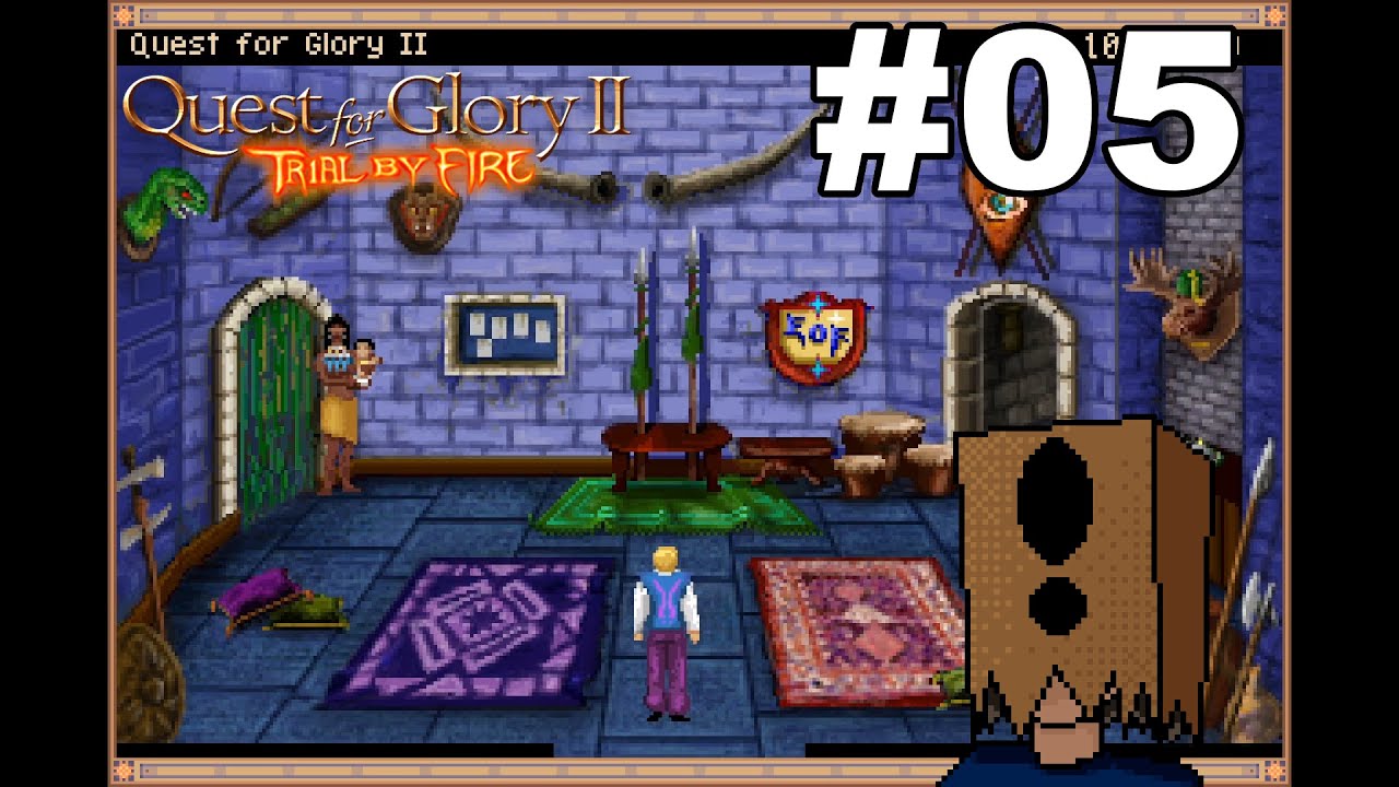 Let's Play Quest for Glory II VGA #05: Checking in to the Adventurer's ...