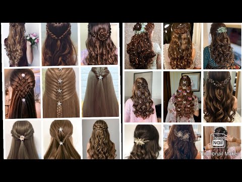 Open hair design with accessories for bridal 🥰😍 #fashion #hairstyles # ...