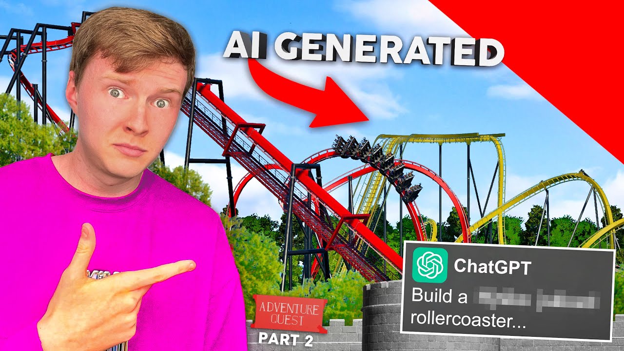 Can AI GENERATE a GOOD Theme Park??? - YouTube