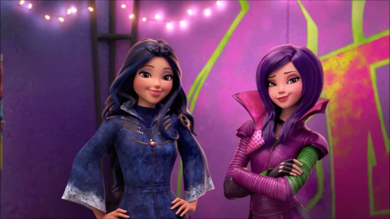 Descendants Neon Lights Ball Part 1 - YouTube