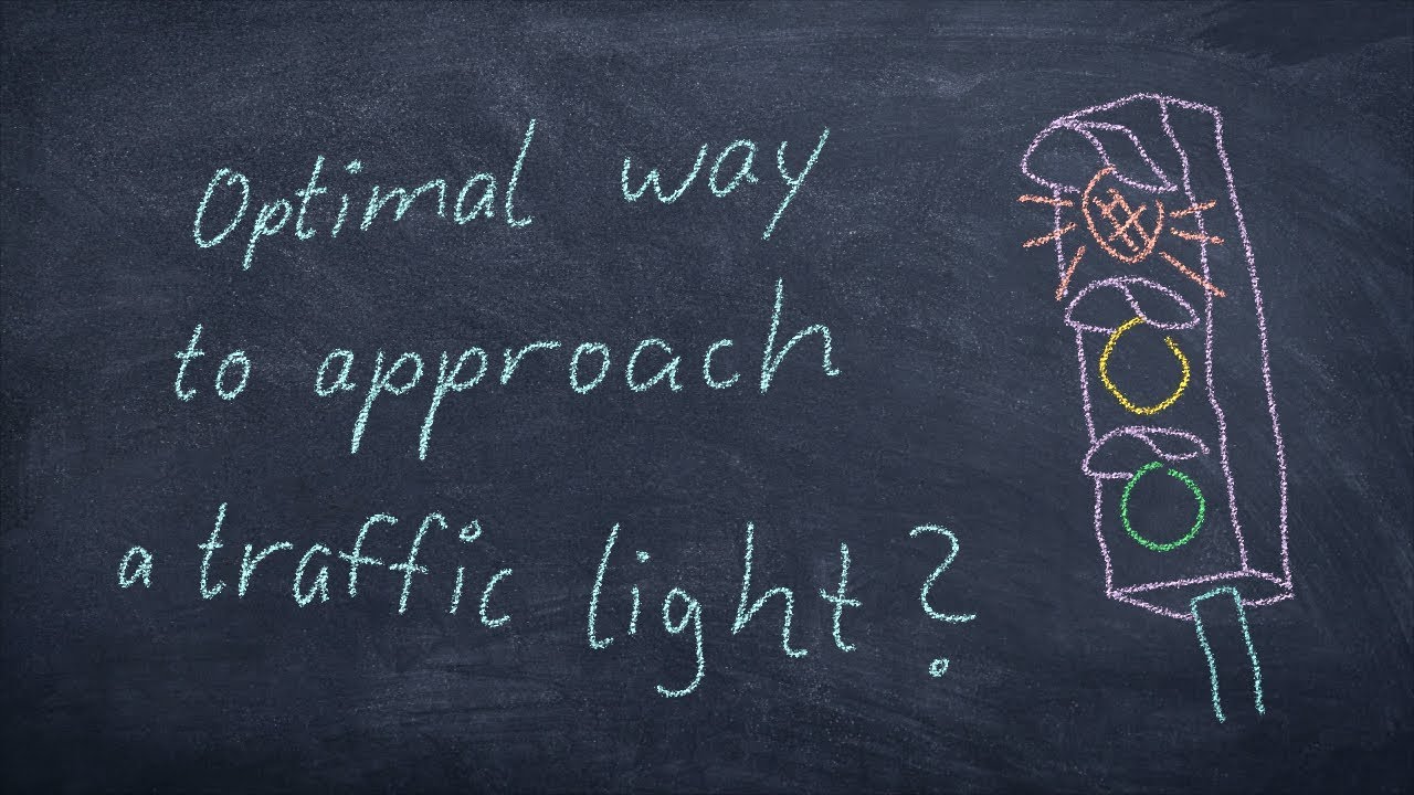 The Optimal Strategy for Approaching Red Traffic Lights - YouTube