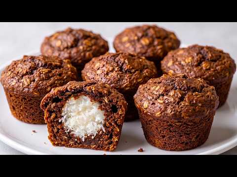 Warum lieben Ärzte diese Hafermuffins? (Banane, Joghurt und Kakao)