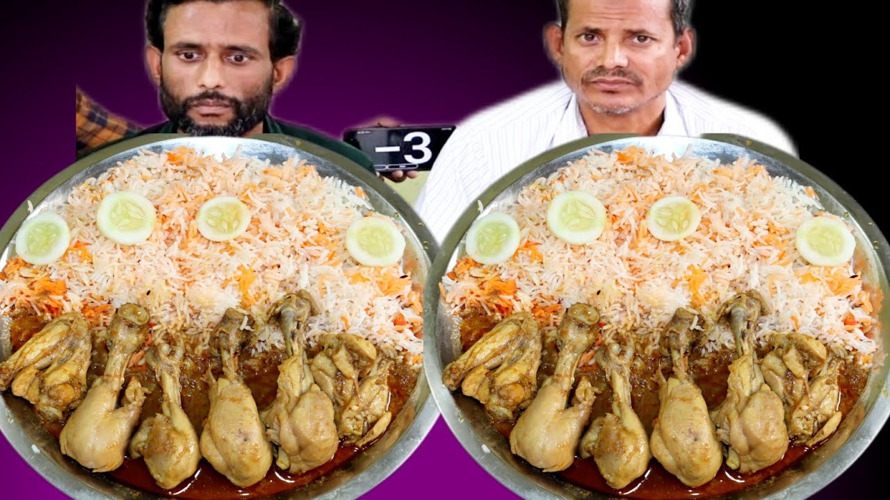 Spicy🥵Murga🐓Pulao Eating Challenge | Chicken Chawal Eating Competition ...