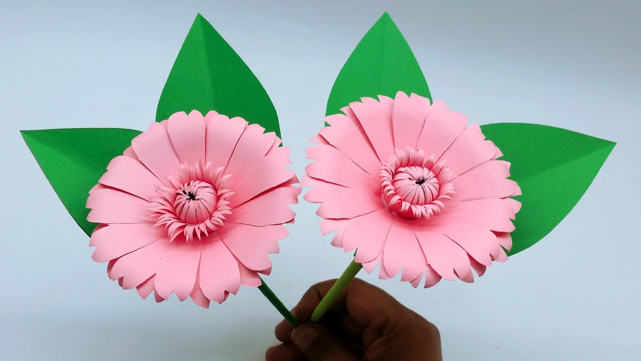 How To Make A Hibiscus Flower Out Of Construction Paper | Best Flower Site