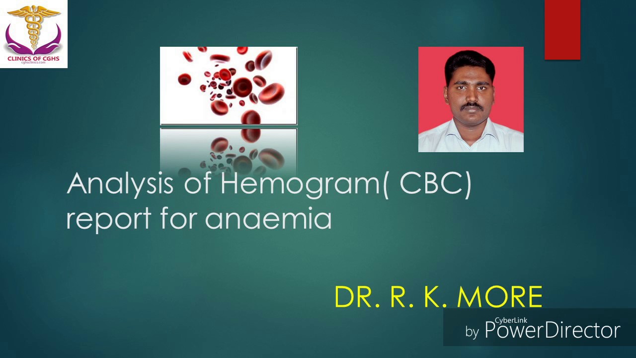 Analysis of Hemogram report for anemia- Dr. R .K. More - YouTube