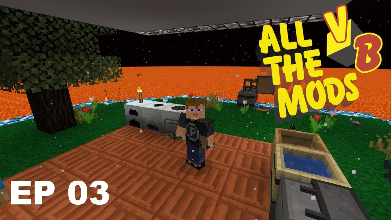 ATM Volcano Block SMP Ep. 03 Industrial Craft 2! - YouTube