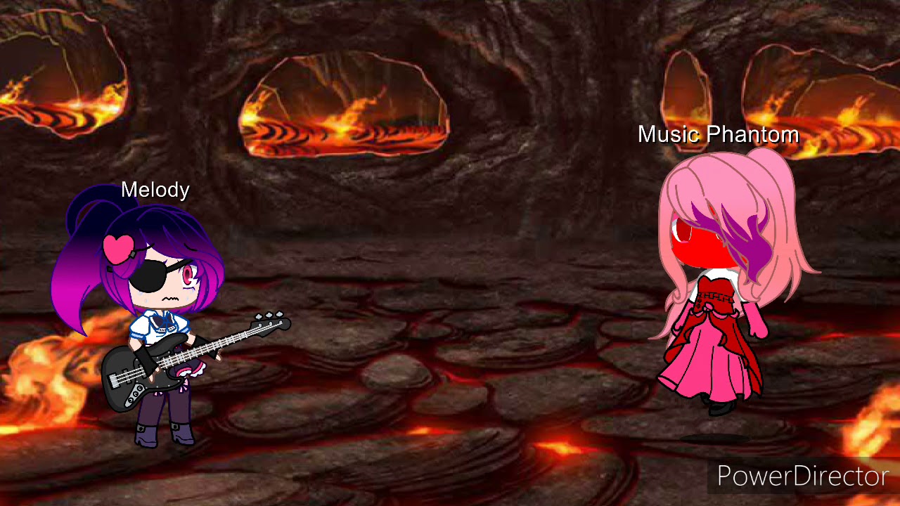 Melody meets the Music Phantom (Gacha Club) - YouTube