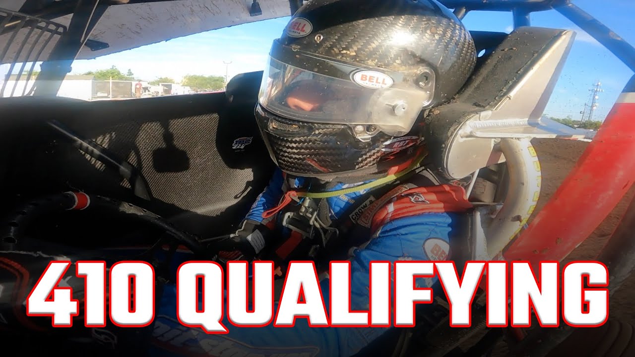 Tanner Holmes 410 Sprint Car Qualifying At Silver Dollar Speedway ...