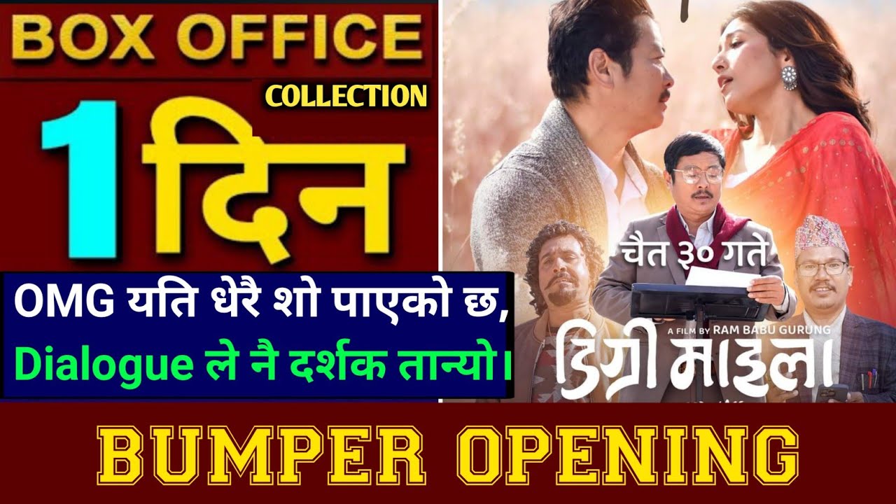 DEGREE MAILA BOX OFFICE COLLECTION, Degree Maila 1st Day Box Office ...