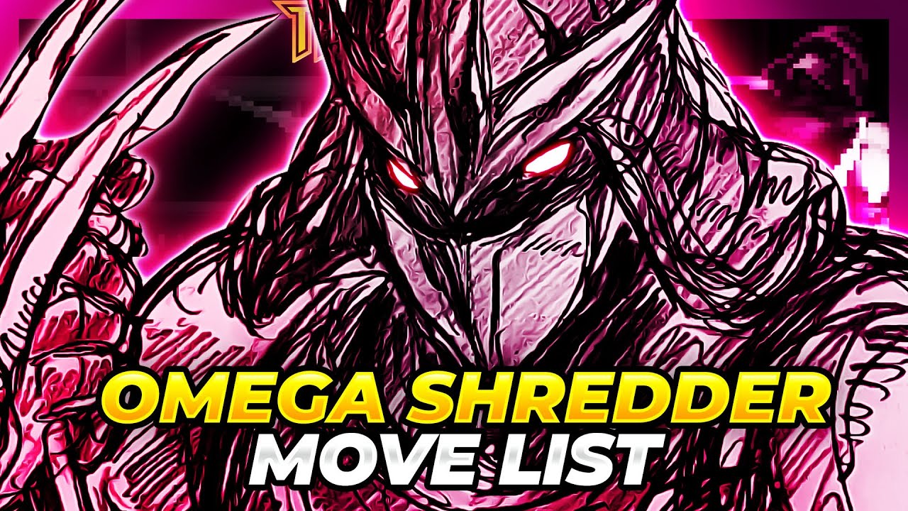 OMEGA SHREDDER MOVE LIST - TMNT x Justice League Turbo (TMNTXJL) - YouTube