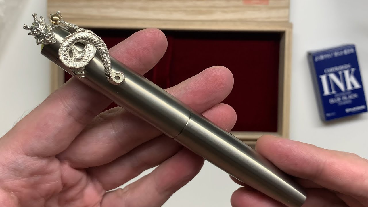 A Few Fair Pens - Nakaya Titanium Piccolo Fountain Pen with Dragon Roll ...