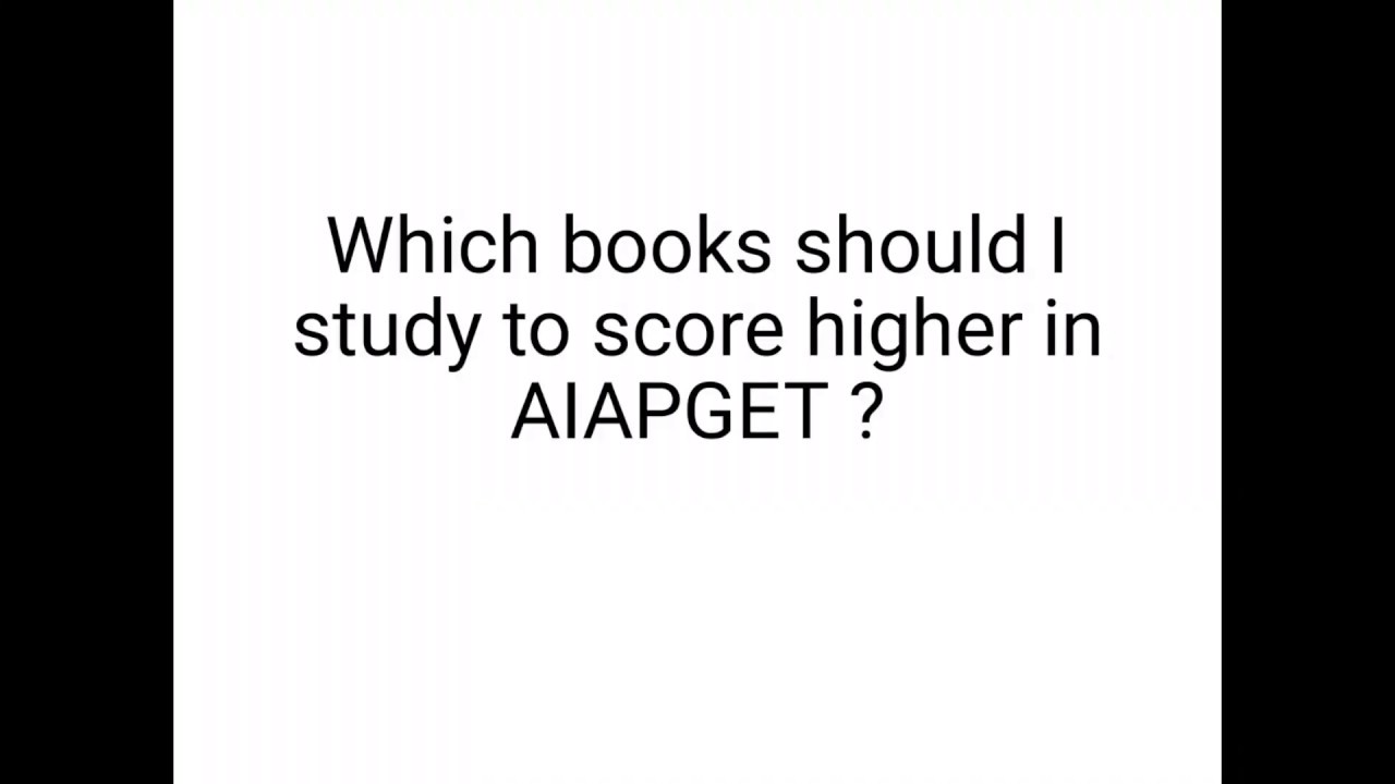 Which is the best book for AIAPGET, UPSC ? Recommended books for ...