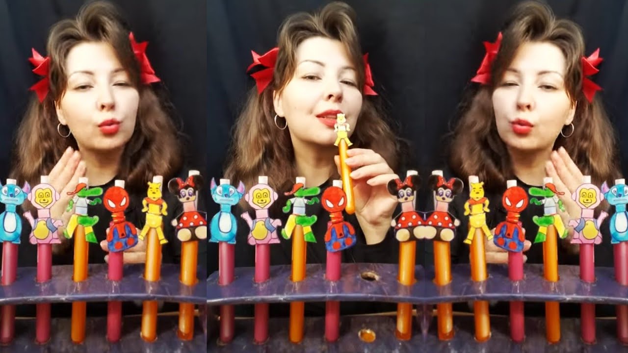 {ASMR} RAINBOW DRINKS, ASMR DRINKING, asmr mouth sounds #ASMRDRINKING ...