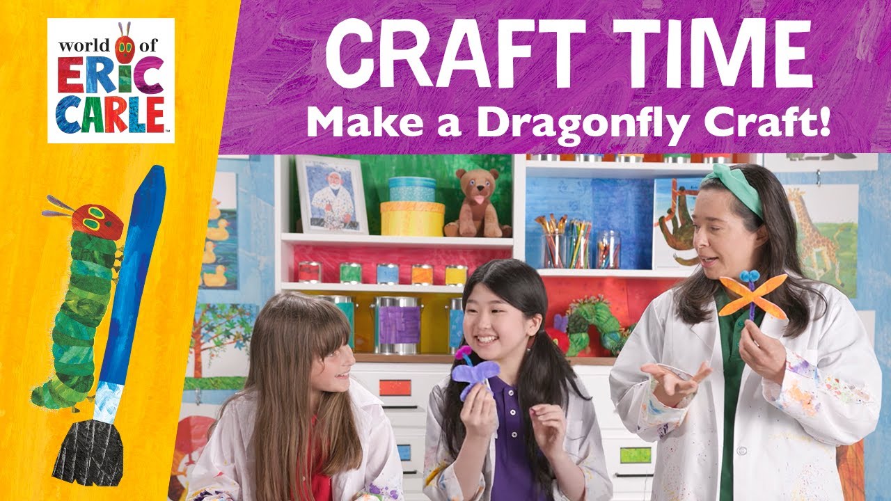 Make a Dragonfly | Crafts & Activities | The World of Eric Carle - YouTube