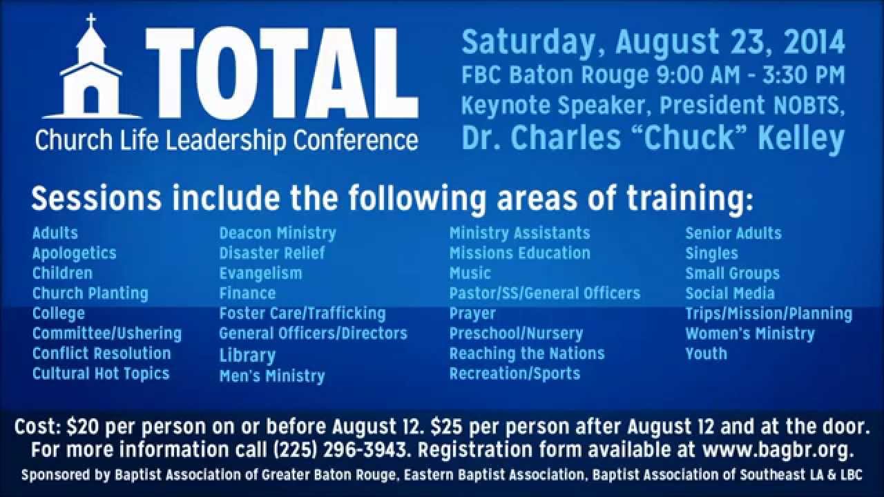 Total Church Life Leadership Conference 08 23 2014 - YouTube