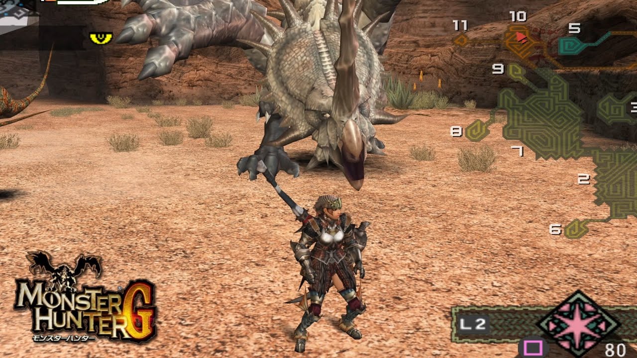 Monster Hunter G - White Monoblos - YouTube