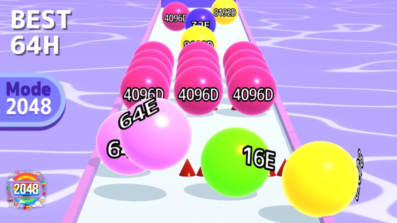 Ball Run 2048 Infinity Mode World Record 150225 - YouTube