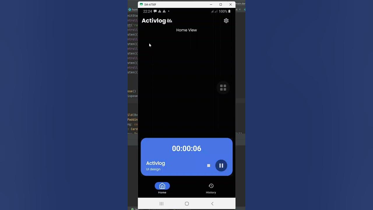 Time Tracking App Development using Flutter - 3rd Update #getx #coding #ui #todaysupdate - YouTube