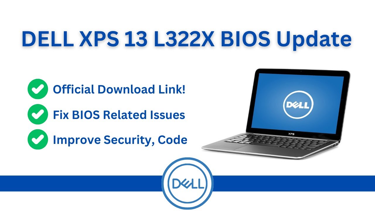 Dell XPS 13 L322X BIOS Update - YouTube