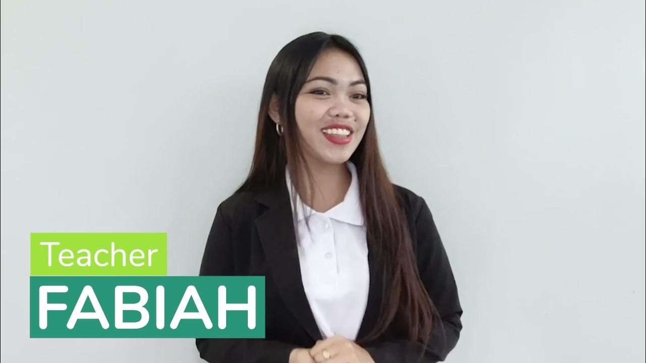 【Kimini英会話】 Teacher FABIAH - YouTube