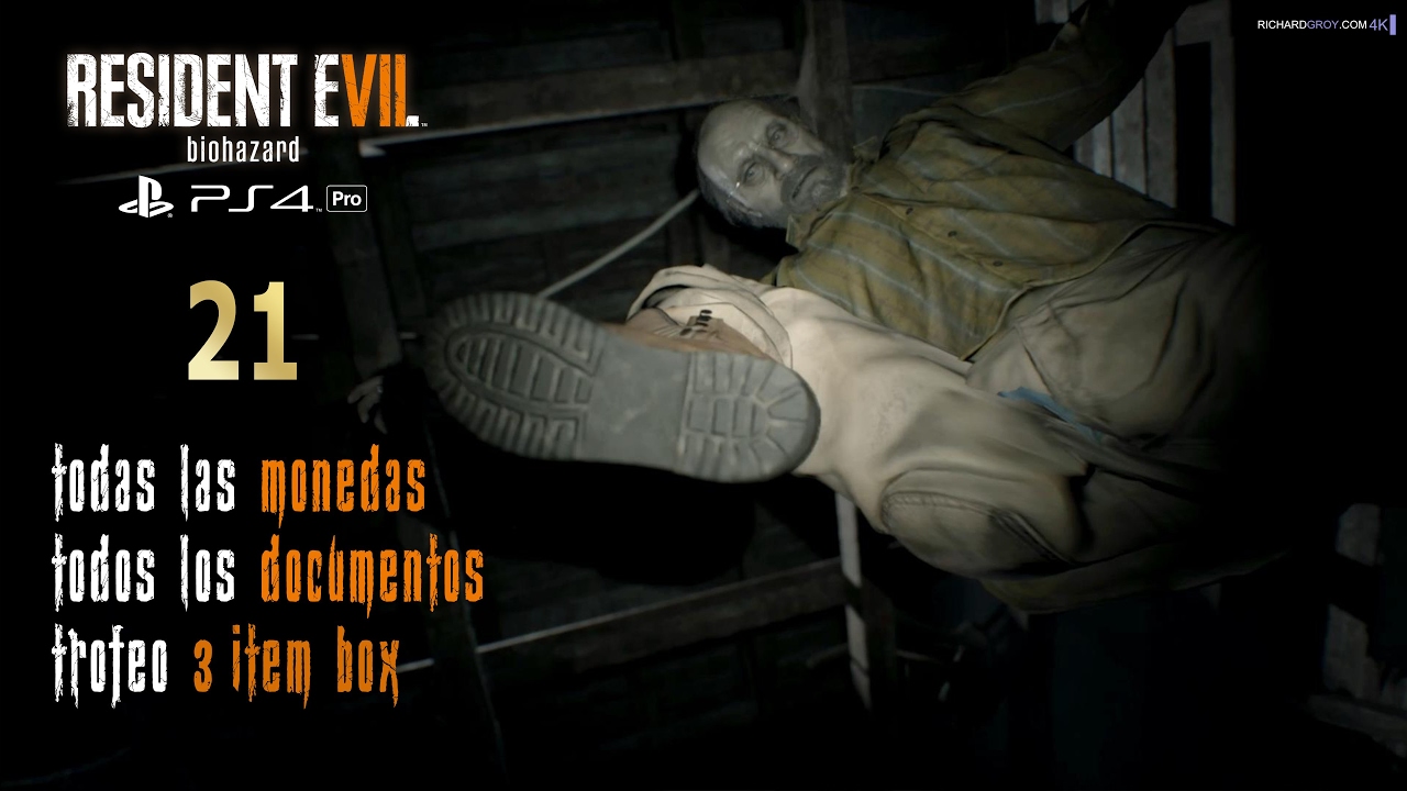 GUÍA RE7 - Todas las monedas - Documentos - 3 Item Box - PS4 PRO ...