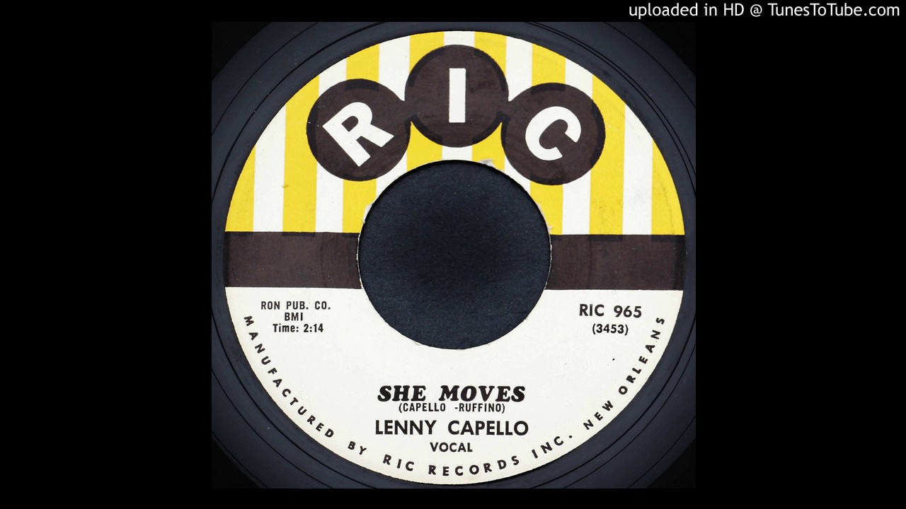 Lenny Capello - She Moves - 1960 Frat Rock - YouTube