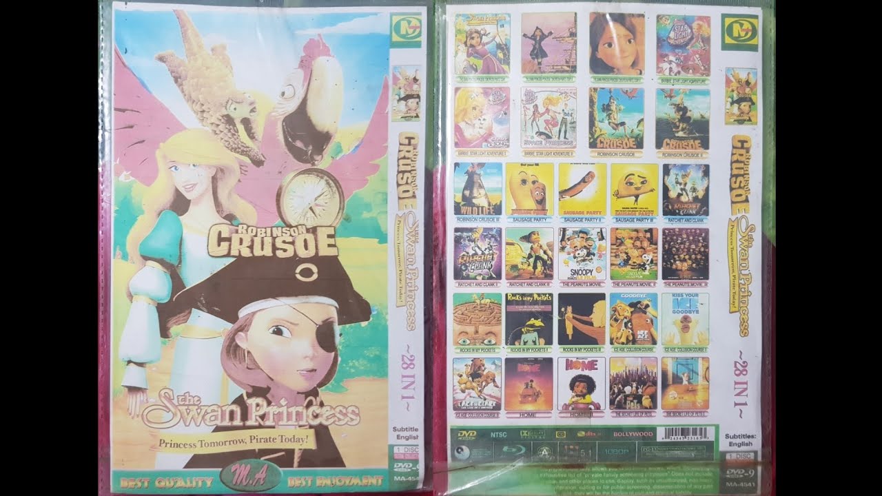 Robinson Crusoe The Swan Princess Princess Tomorrow Pirate Today! DVD ...