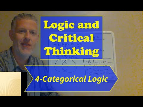 Logic and Critical Thinking-Lecture 4: Categorical Logic - YouTube