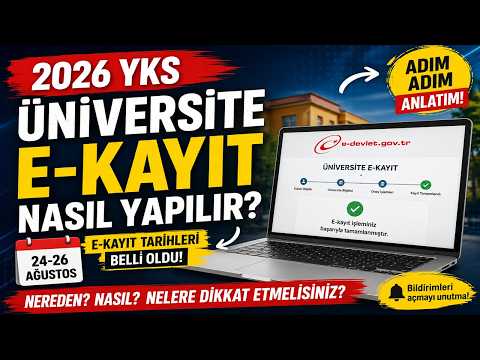 📢2026 YKS ÜNİVERSİTE E-KAYIT NEREDEN VE NASIL YAPILIR? | E-KAYIT DİKKAT ETMEN GEREKEN NOKTA#2026yks