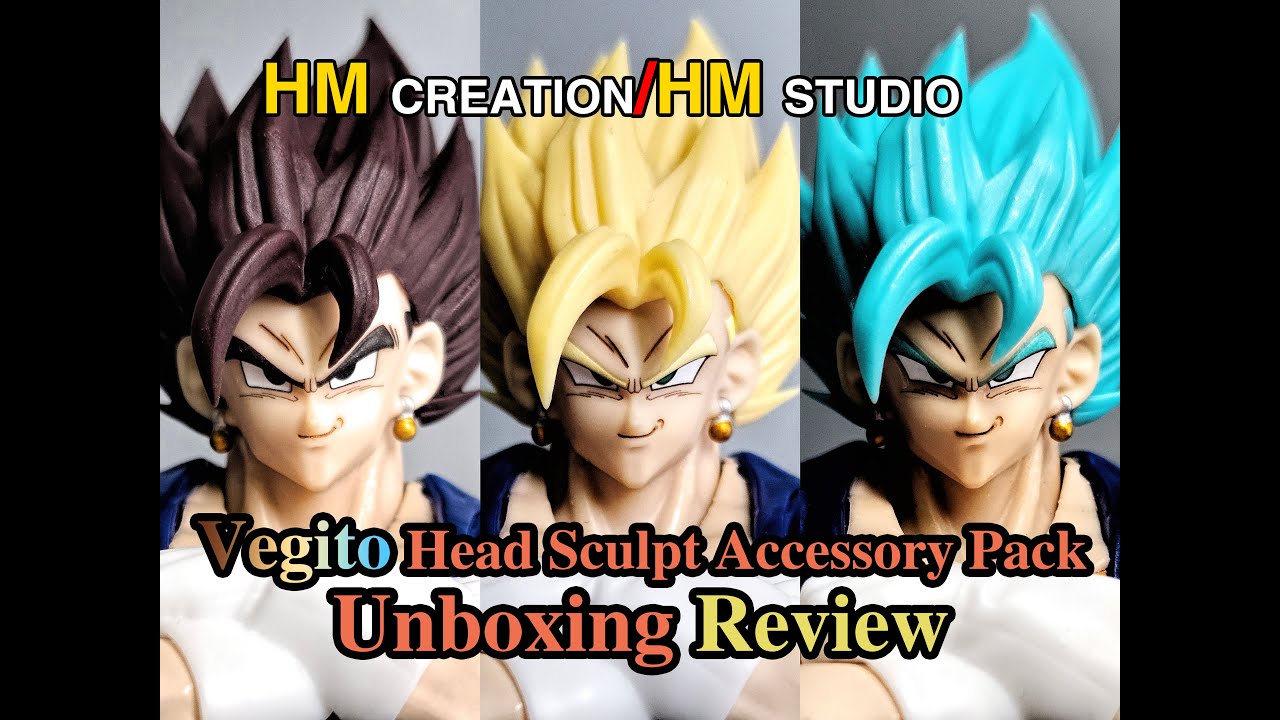 【DragonBall SHF Customs 3rd Party Figure】HM Vegito Head Sculpt ...