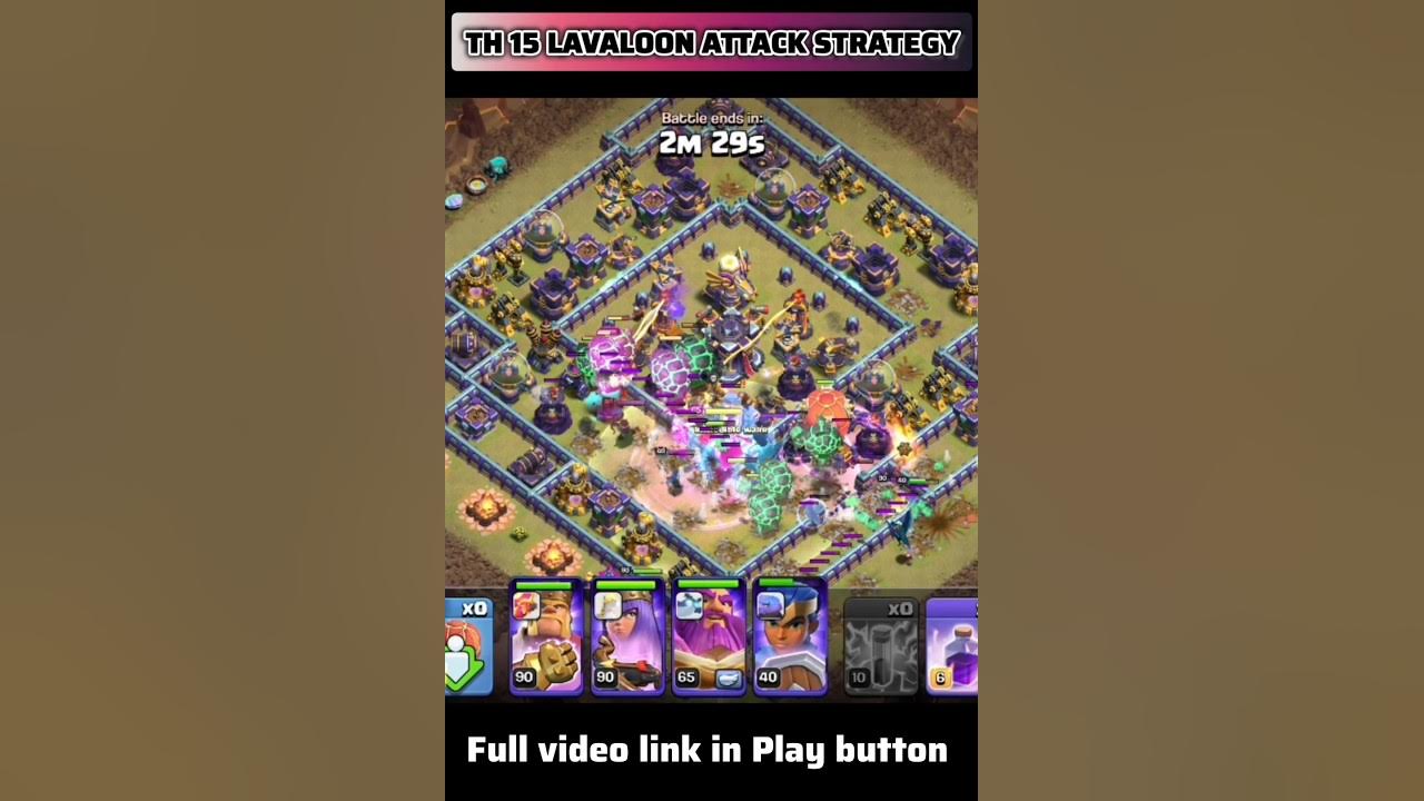 Th 15 Lavaloon attack strategy #gamingrascal #clashofclans #shorts - YouTube