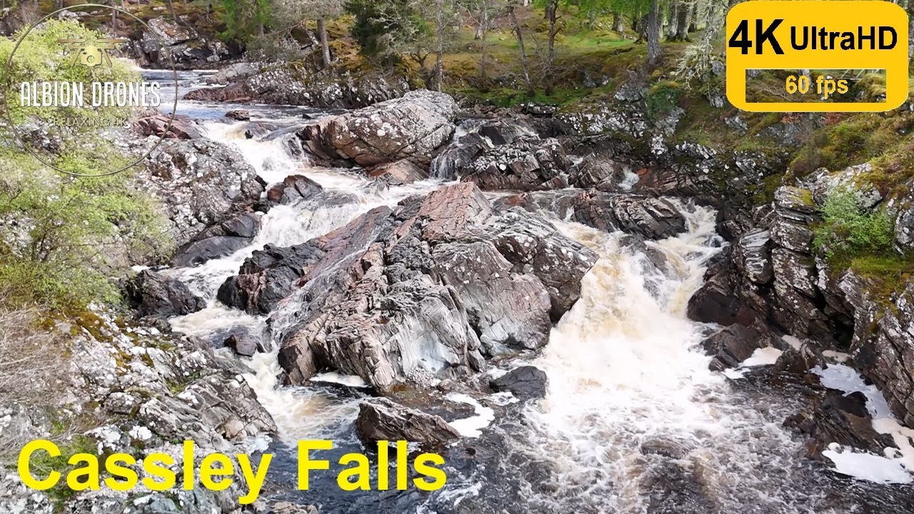 Scotland's most beautiful 'unknown' Waterfall - Cassley Falls, Lairg ...