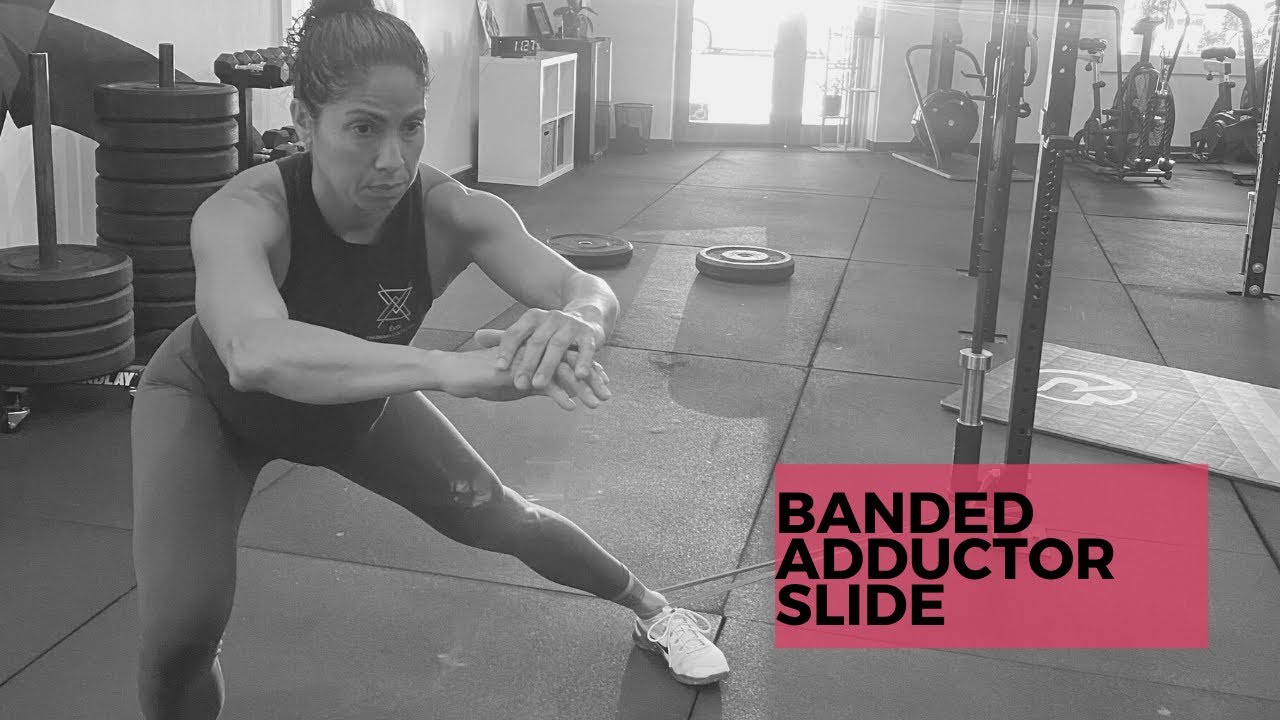 Banded Adductor Slide - YouTube