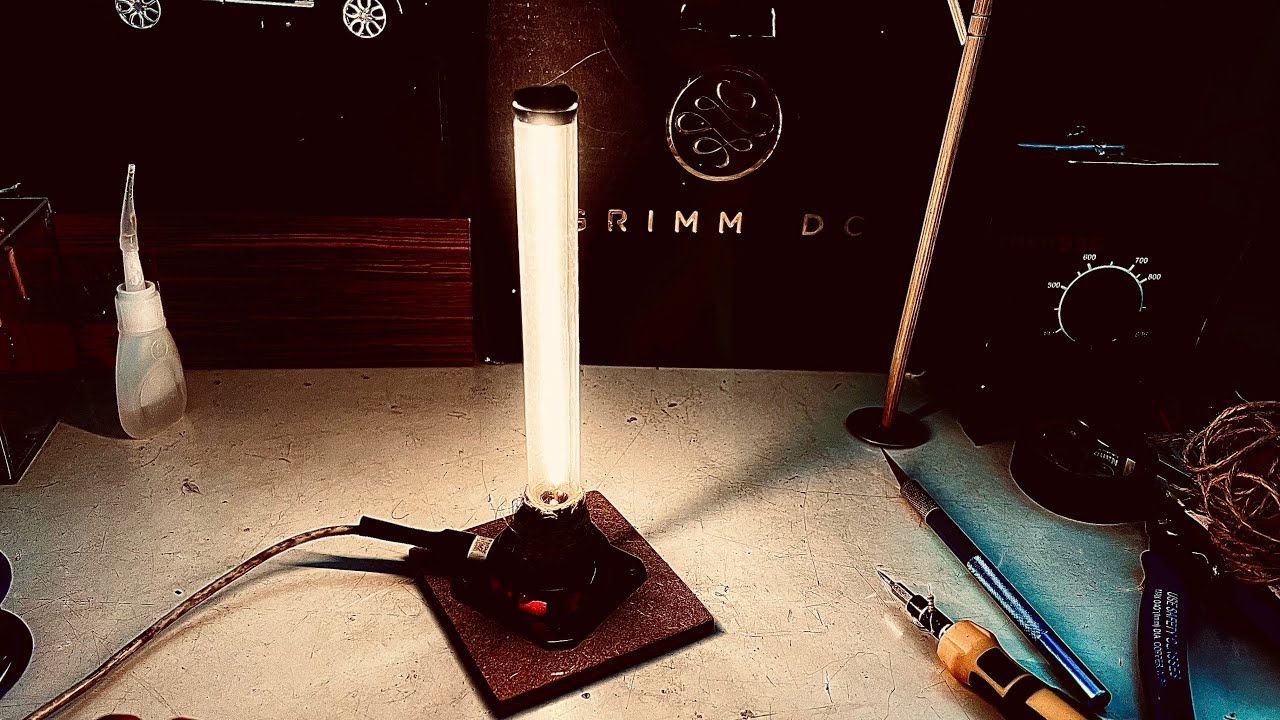 Làm đèn decor từ led edison - YouTube