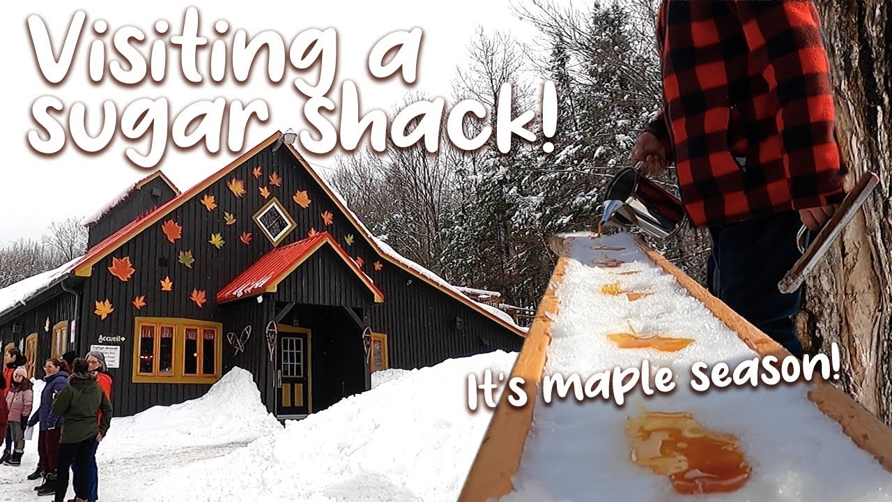 It's maple season: visiting a sugar shack in Quebec city - YouTube