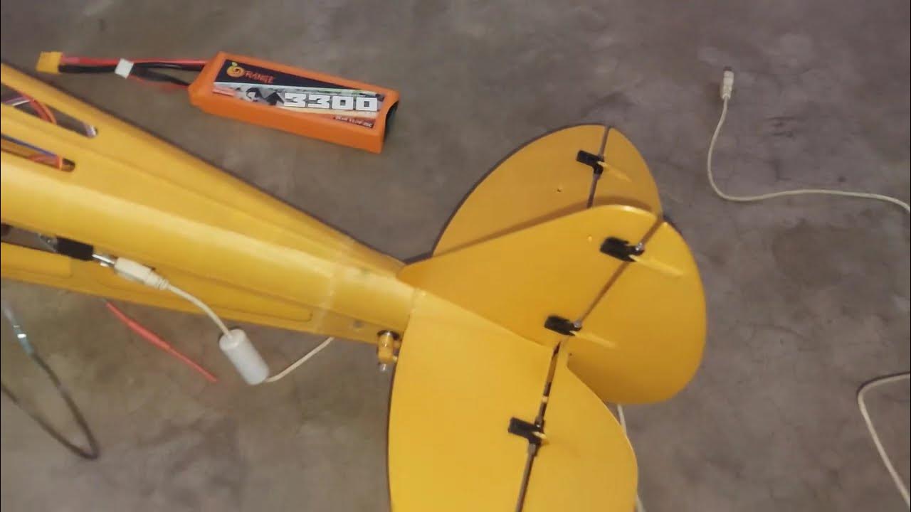 3D Printed Piper J3 Cub with Arduino & FS-CT6B | Electronics Assembly | Flight Controls || part ...