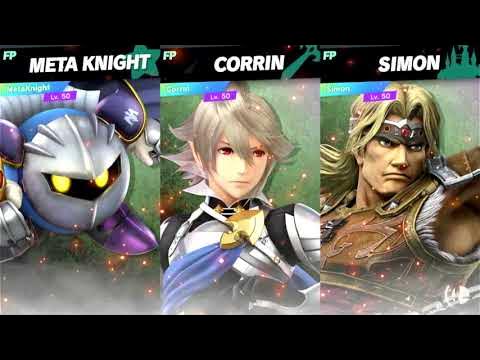 Super Smash Bros Ultimate Amiibo Fights –11PM Finals Metal Knight vs Corrin vs Simon - YouTube