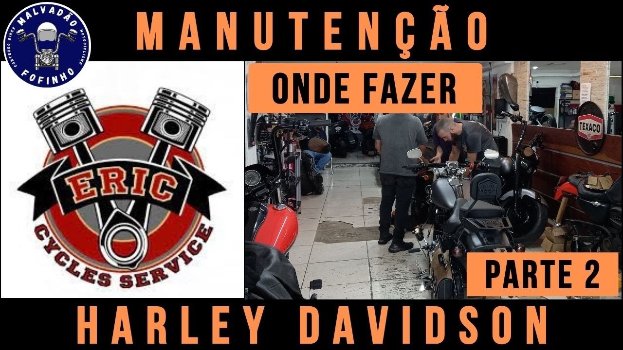 [DICA] Oficina para MANUTENÇÃO HARLEY DAVIDSON (PARTE 2: Eric Cycles ...