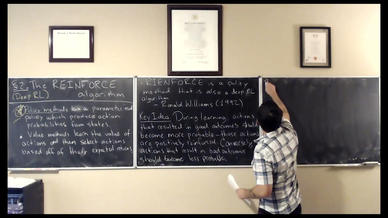 Reinforcement Learning: Lecture 2 - The REINFORCE Algorithm - YouTube
