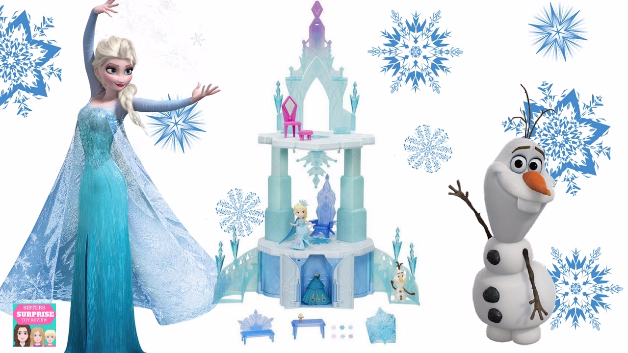 Toy Channel: Sisters get the Rising Elsa Castle with Magic Bracelet ...