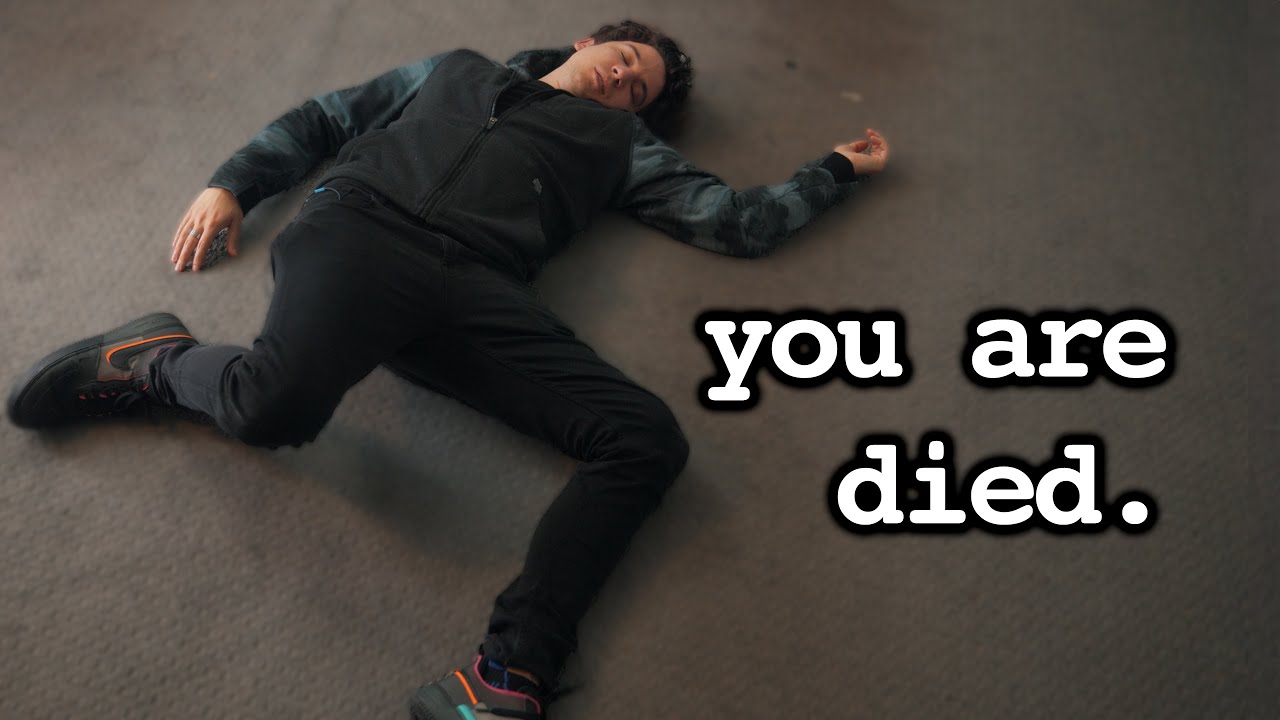when the death scene takes too long - YouTube