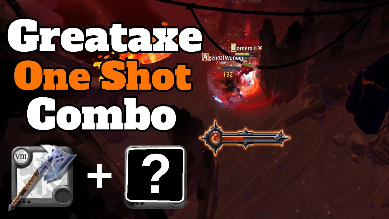 Albion Online Greataxe PVP One Shot Combo - YouTube