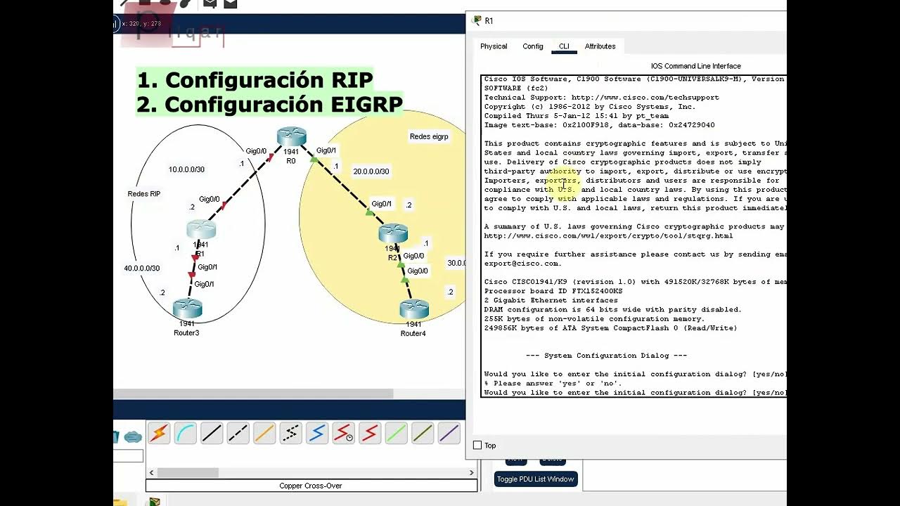 Redistribución de rutas RIP - EIGRP - YouTube